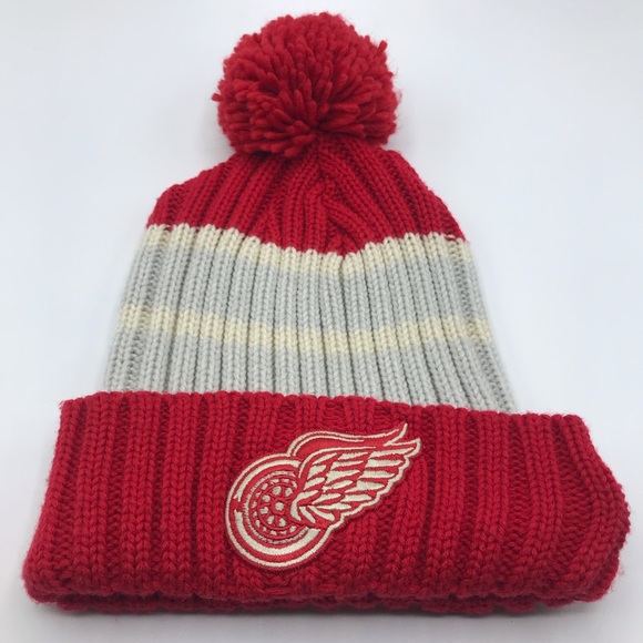 CCM | Accessories | Detroit Red Wings Nhl Beanie Ccm Authentic Red New ...